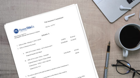 The Importance of Reading Your Title Commitment | Pioneer Title Co ...